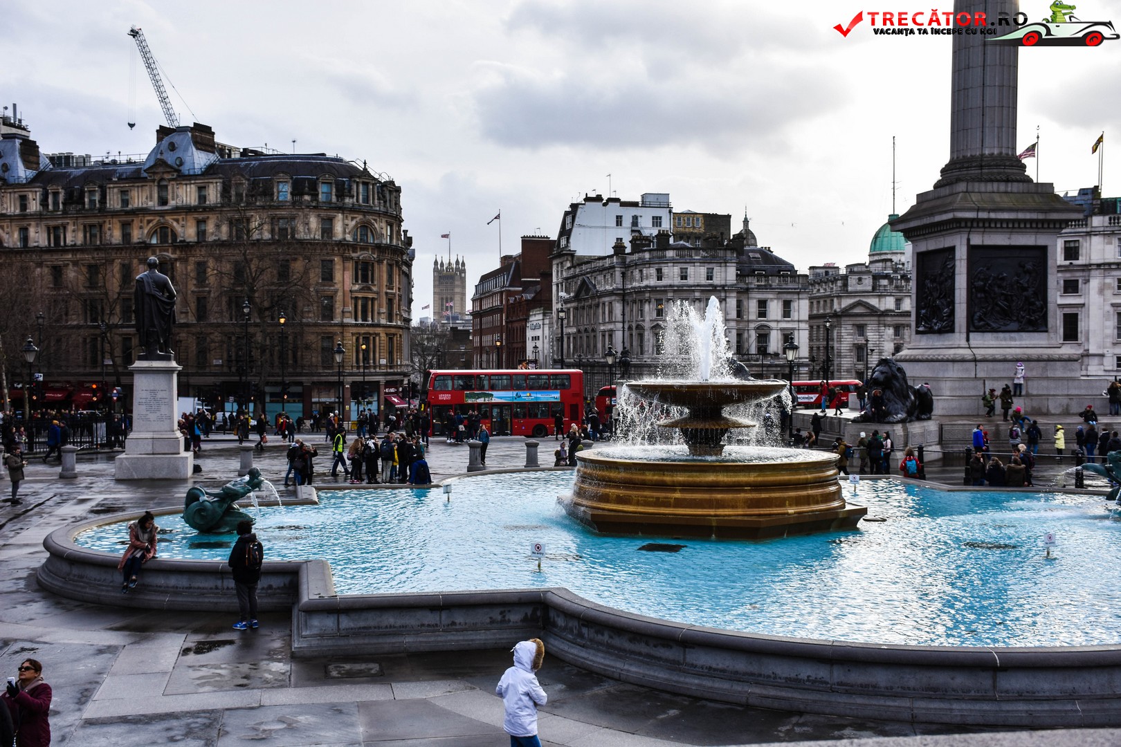 Piata Trafalgar din Londra. Galerie Foto - Imagini cu Obiective Turistice