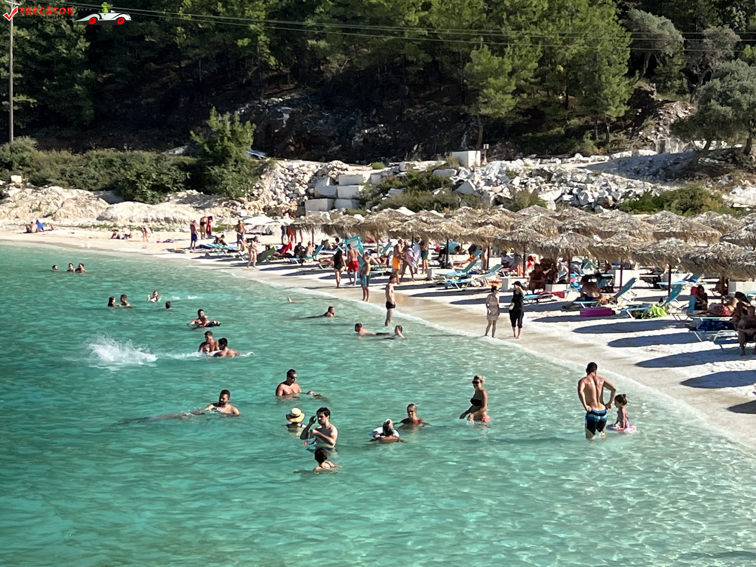 Plaja de marmură, Thassos. Galerie Foto - Imagini cu Obiective Turistice